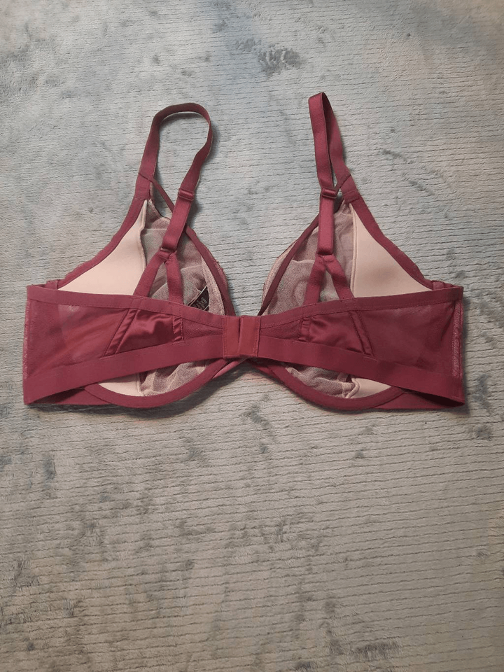 Victoria's Secret size 38D Very Sexy Plunge Satin & Lace Bra 38D Dusty ...