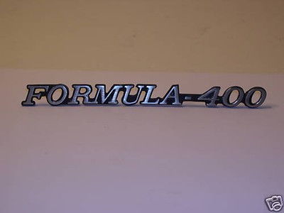 1972-75 PONTIAC FIREBIRD "FORMULA 400" FENDER EMBLEM | eBay
