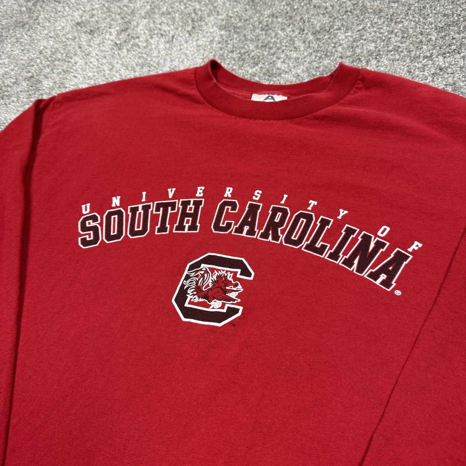 South Carolina Gamecocks Shirt Men XL Red Long Sleeve NCAA University ...