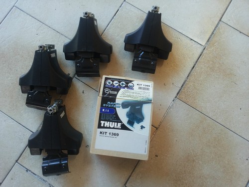 PIEDI + KIT VOLVO V50 2004-2012 PER BARRE THULE COD. 750 - 1369 USATI ...