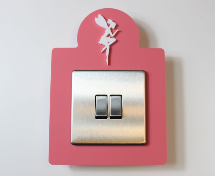 Tinkerbell Style Fairy Light Switch Surround Long Lasting 3D Solid ...