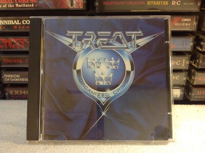 TREAT ORGANIZED CRIME HEAVY METAL CD JAPANESE PRESS '90 VERTIGO PPD ...