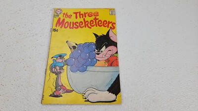 Three Mouseketeers DC Comic Book No 1 Funny Cat Mouse Animal 1970 | eBay