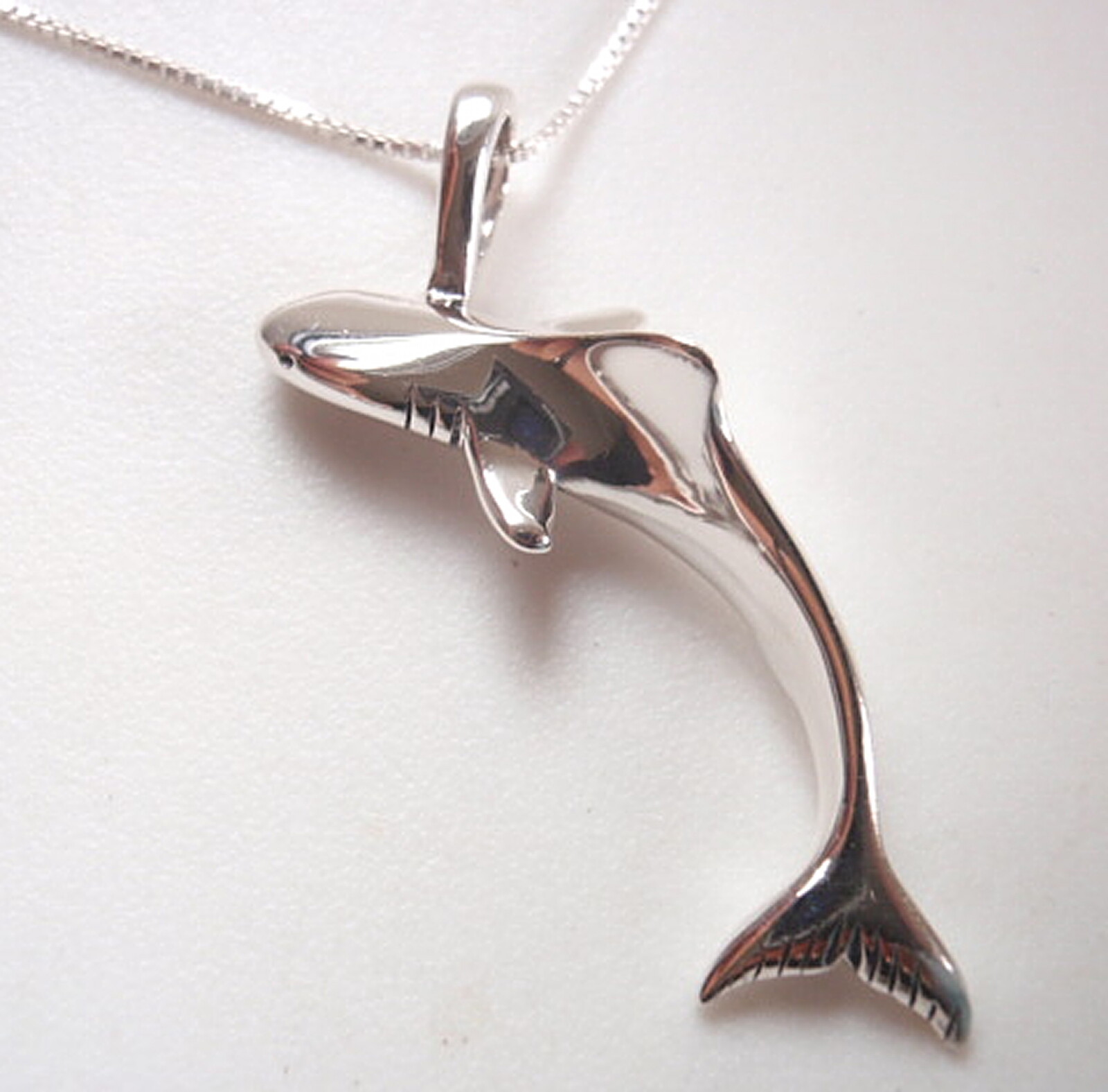 Lurking Shark Necklace 925 Sterling Corona Sun Jewelry | eBay