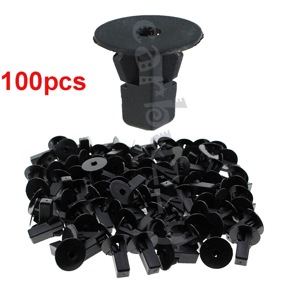 Nylon New Bumper Inner Fender Rivets Push Clips fit 8x8.2mm For Toyota ...