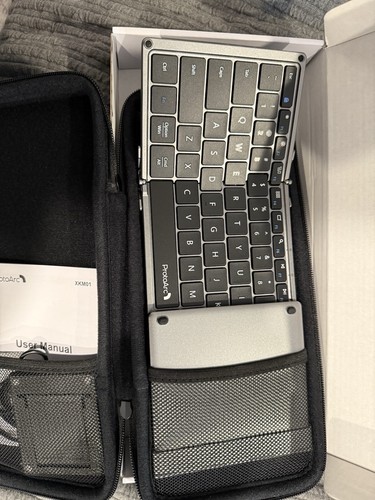 ProtoArc XKM01 Mini Foldable Compact Bluetooth Keyboard With Mouse And ...