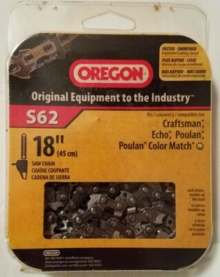 Oregon S62 18-inch chainsaw chain, used | eBay