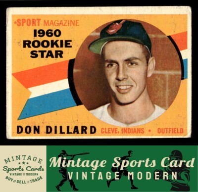 1960 Topps - Don Dillard - #122 Cleveland Indians | eBay