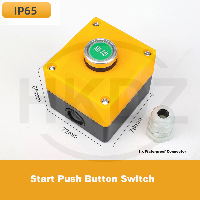 Emergency Stop Button Switch Control Box Start Stop Pushbutton Switch 1 ...