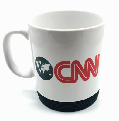 CNN News Coffee Mug World Non Skid Rubber Bottom | eBay