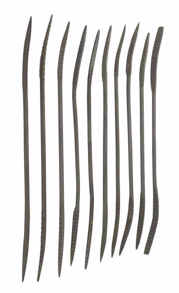 New 10pc Wood Rasp Riffler File Set - Double Sided 3mm x 180mm #748WR ...