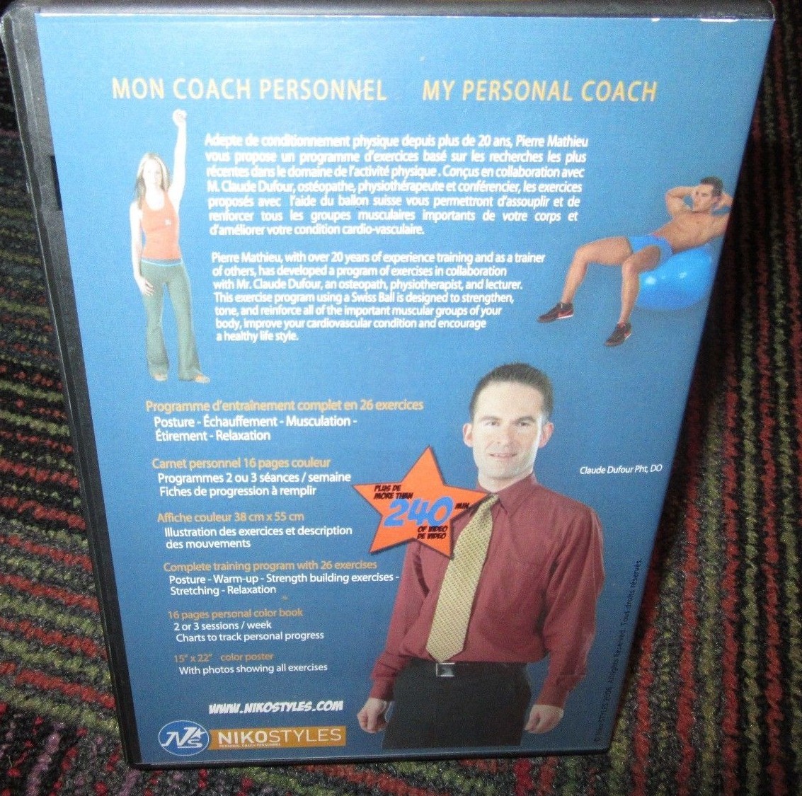 NIKO STYLES: MY PERSONAL COACH LEVEL 1 DVD, PROGRAM W/ 26 EXERCISES ...