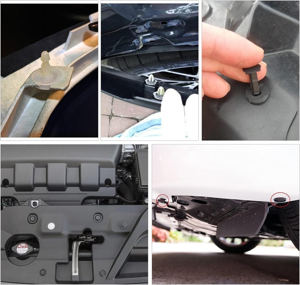 415Pcs Bumper Clips Retainer Auto Car Rivets Fastener Fender Push Pin ...