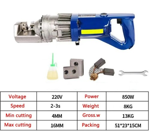 Building Steel bar cutter Portable Electric Hydraulic Steel bar Cutting ...