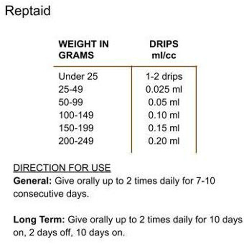 Amber Naturalz Reptaid & Reptaid XL - Natural Organic Reptile Immune ...
