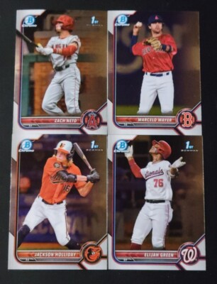 2022 Bowman Draft Chrome Base BDC-1 to BDC-200 with 1st Prospect Cards ...