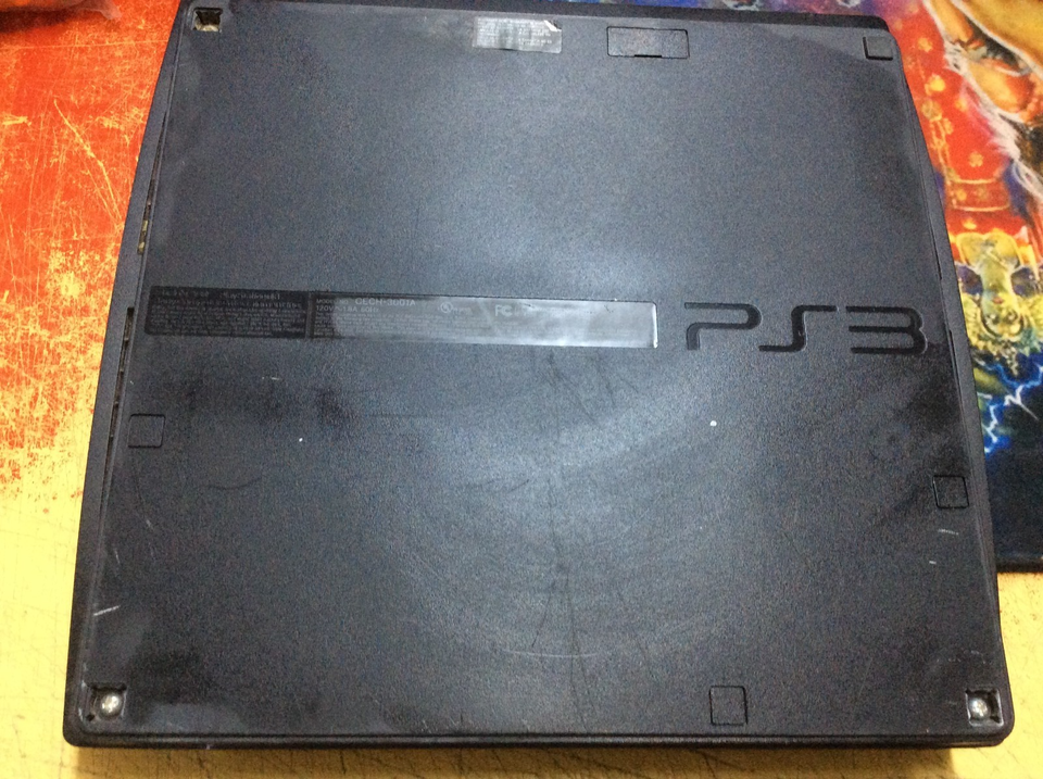 Sony PlayStation 3 Slim PS3 Black Console Gaming System Only CECH-3001A ...
