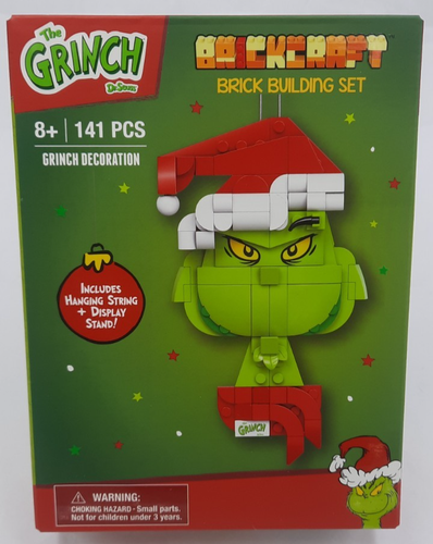 Brickcraft GRINCH Ornament Building Block Set w/ Display Stand ...