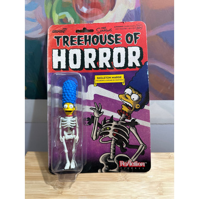 Super7 The Simpsons Treehouse of Horror Reaction Skeleton Marge Figure ...