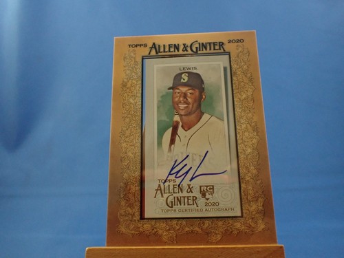 Kyle Lewis Allen & Ginter 2020 RC Rookie Mini Framed Autograph Auto | eBay
