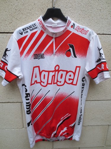 VINTAGE Maillot cycliste AGRIGEL ANQUETIL cycling jersey camiseta V.R.C ...
