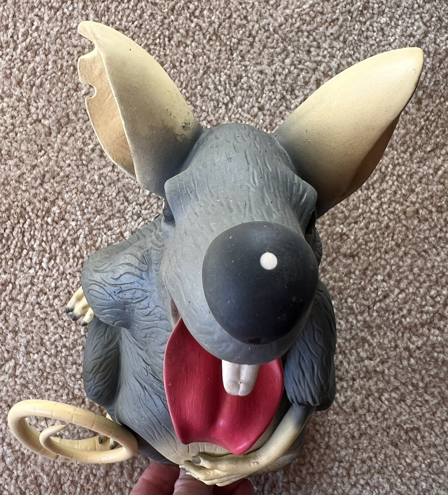 Gemmy Halloween Fat Rat 15" Talking Animated Burping PLEASE READ ...