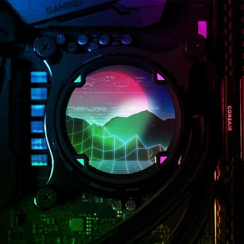 Custom Print AIO Cover for ASUS ROG Strix LC Black and White Edition | eBay