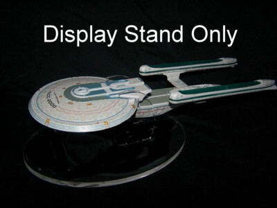 acrylic display stand ONLY for Star Trek Eaglemoss XL USS Excelsior | eBay