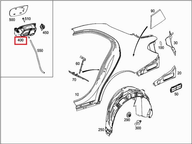 Genuine MERCEDES BENZ C Class W205 Fuel Tank Cap Cover A2056303204 for ...