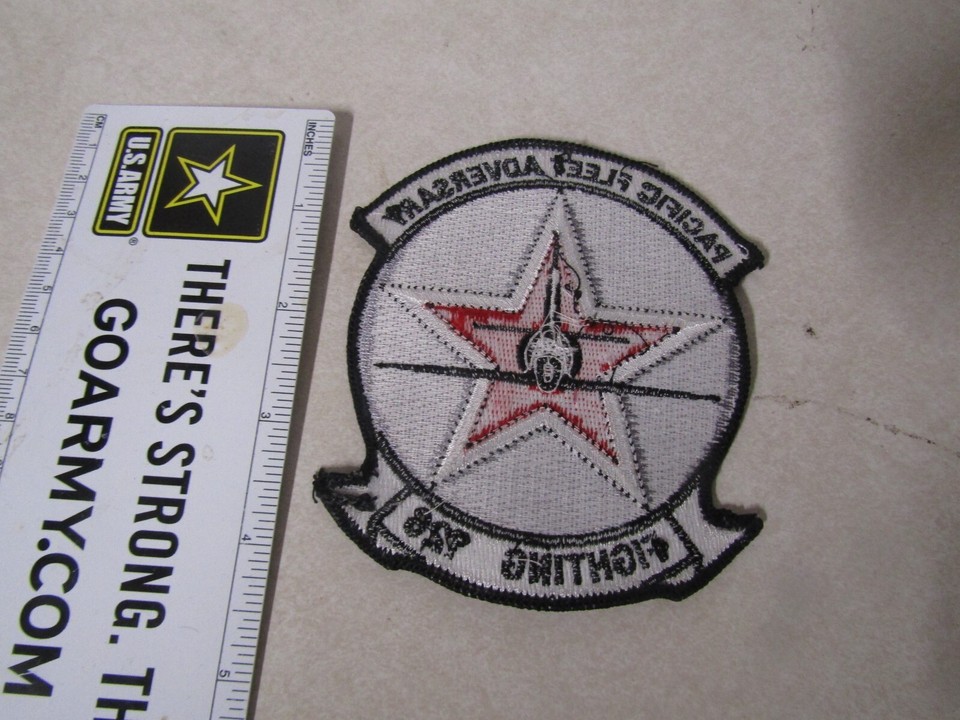 MILITARY PATCH OLDER PACIFIC FLEET ADVERSARY FIGHTING 126 | eBay