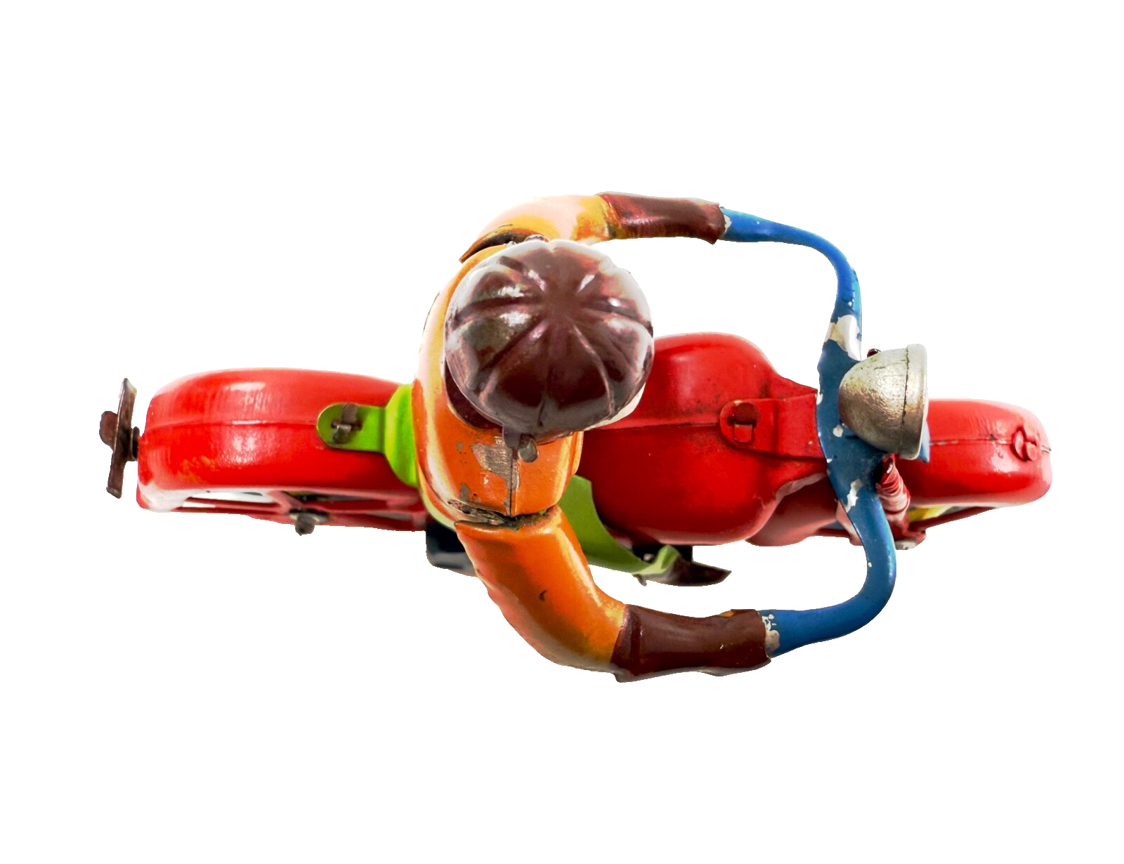 OCCUPIED JAPAN 4 ½” UNBRANDED TIN FRICTION MOTORCYCLE W/RIDER | eBay