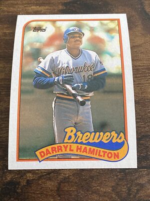 1989 Topps Baseball Card #88 Darryl Hamilton Brewers C5276* | eBay