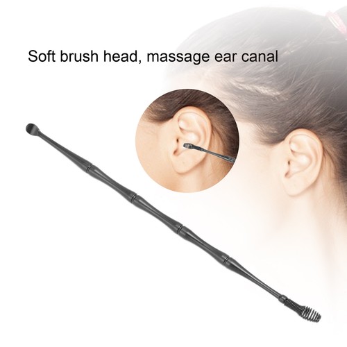 Ear Pick Earwax Removal Ear Clean Tool Spring Soft Brush Ear Spoon Ear ...