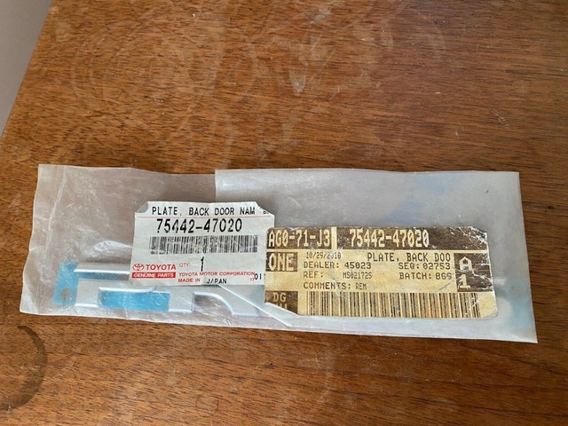 Toyota OEM 10-15 Prius Lift Gate-emblem Badge Nameplate 7544247020 for ...