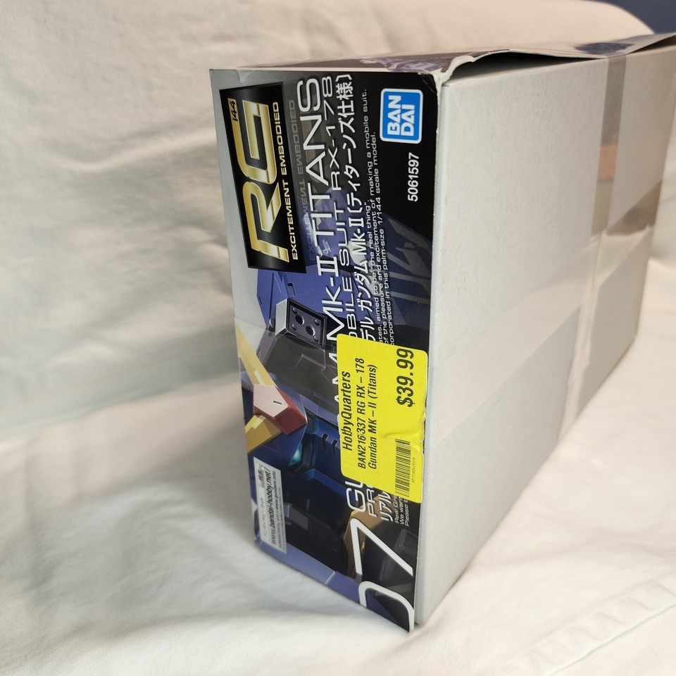 Bandai Hobby #07 RX-178 Gundam MK II Titans RG 1/144 Model Kit New ...