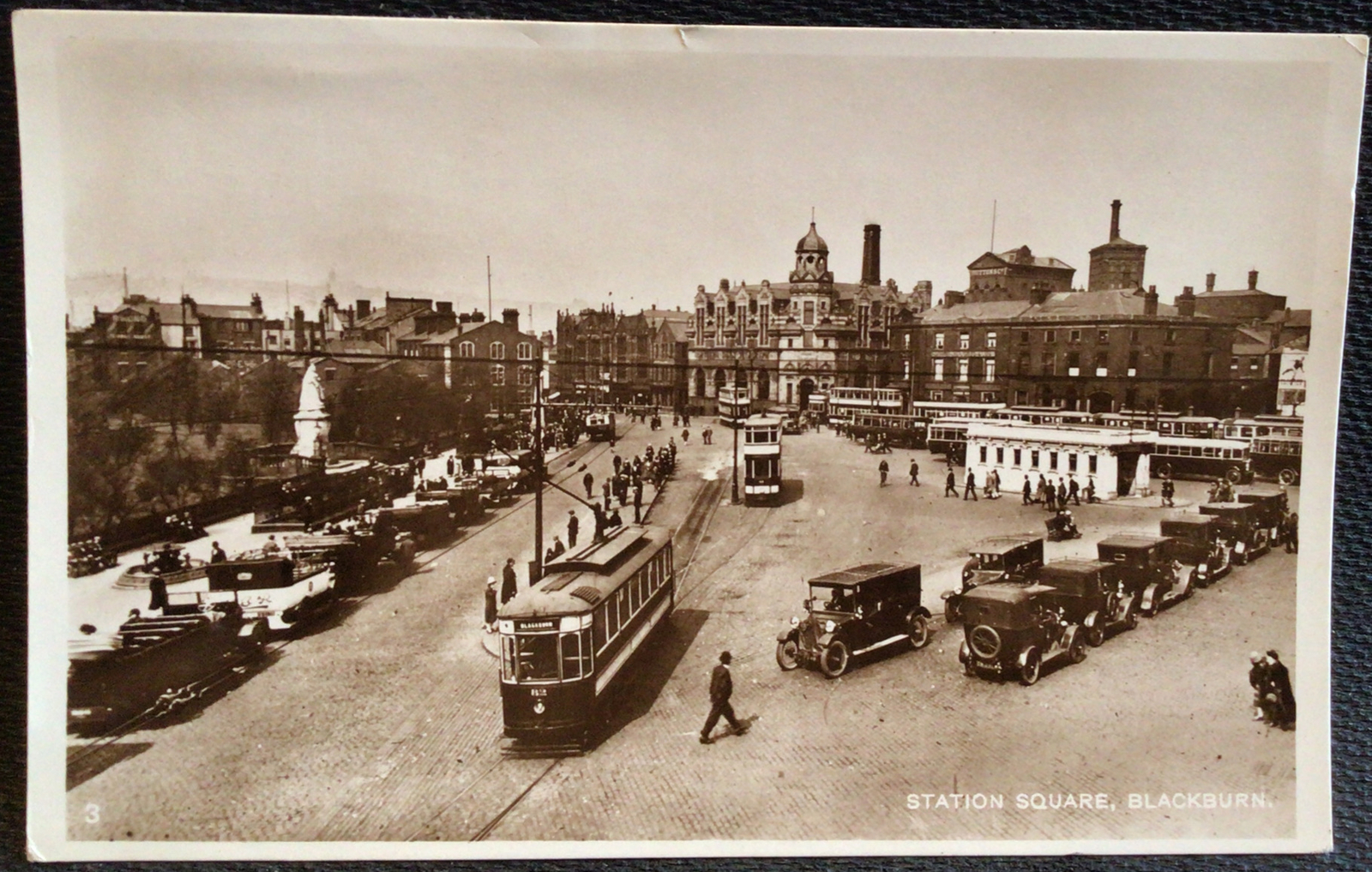 Blackburn Lancashire UK Station Square RPPC Vintage Postcard | eBay