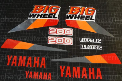 11pc Yamaha 1987 87' BW200 BIG WHEEL decals stickers aufkleber graphics ...