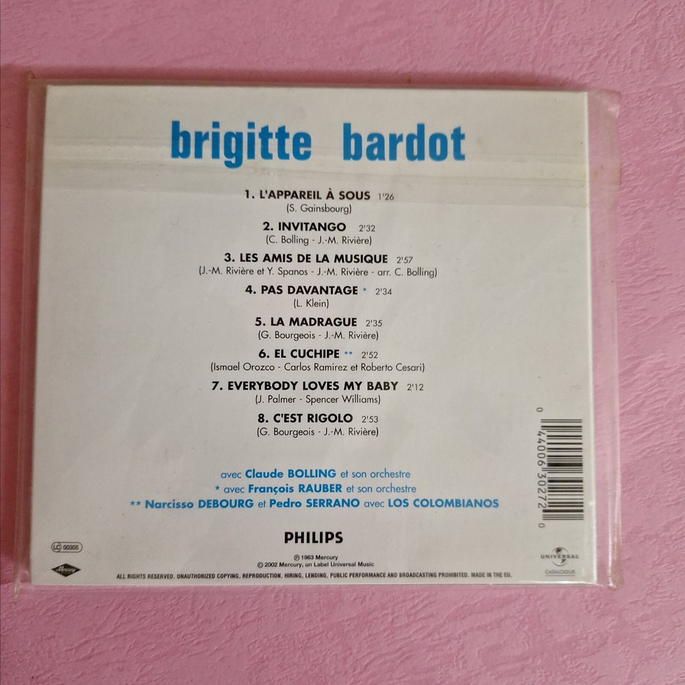 Brigitte Bardot 1963 Brigitte EU Remastered CD B40 44006302720| eBay