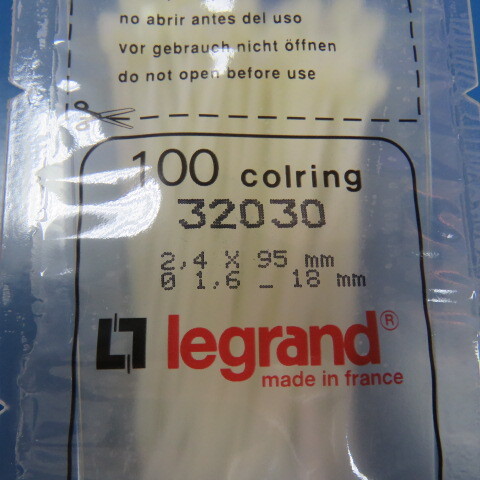 LEGRAND 32030 Qty of 1000 per Lot Fascetta per Cavi Ritardante di ...