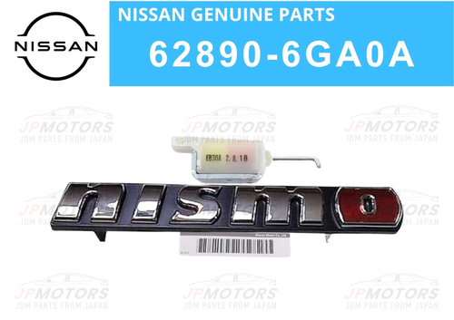 NISSAN Genuine 370Z Z34 Front Bumper Fascia NISMO Emblem Badge 62890 ...
