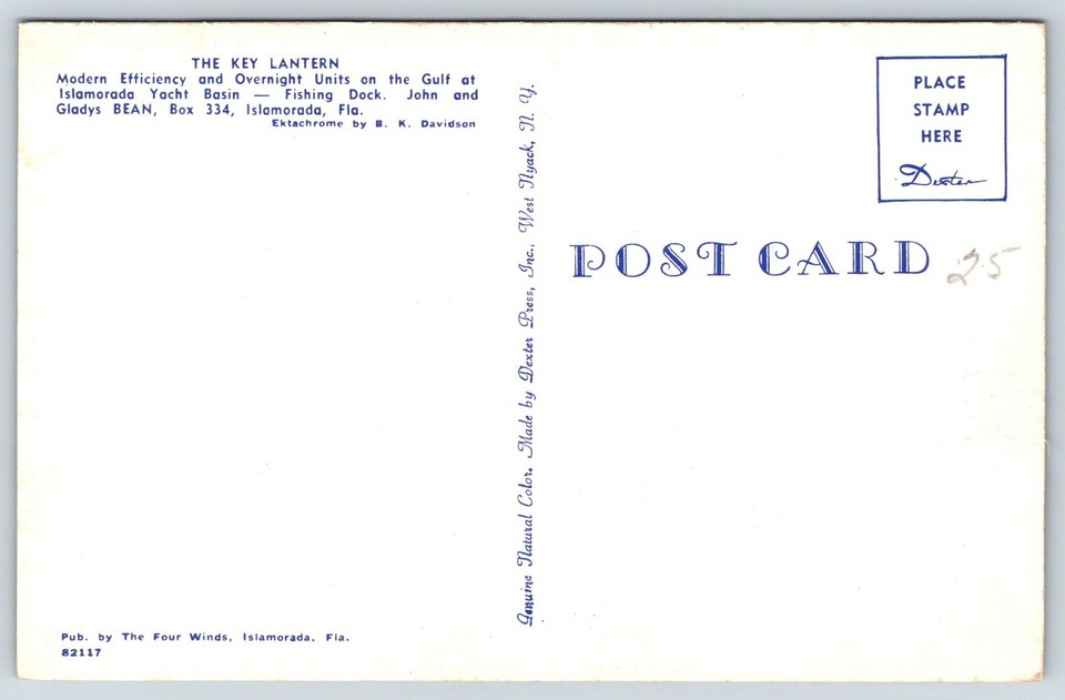 Vintage Islamorada Florida The Key Lantern Chrome Postcard D12 | eBay