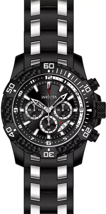 Invicta Pro Diver Chronograph Black Dial Men's Watch 26745 / NEW WITH ...