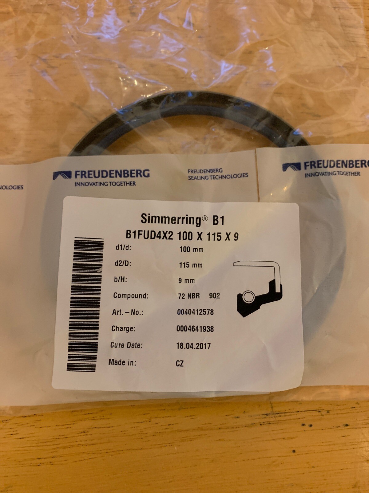 Shaft Seal Freudenberg Simmering B1 35889616 (7 Pieces) | eBay