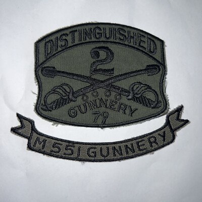 US Army Armored 2nd Cavalry 1979 Gunnery Patch With M551 Sheridan ...