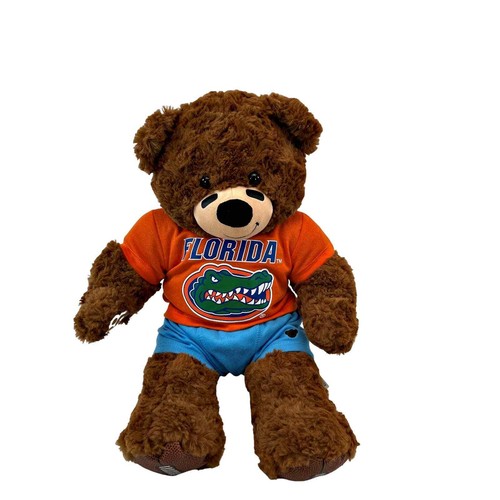 Build a Bear BAB Football Player Bear Plush w/ Florida Gators Uniform ...
