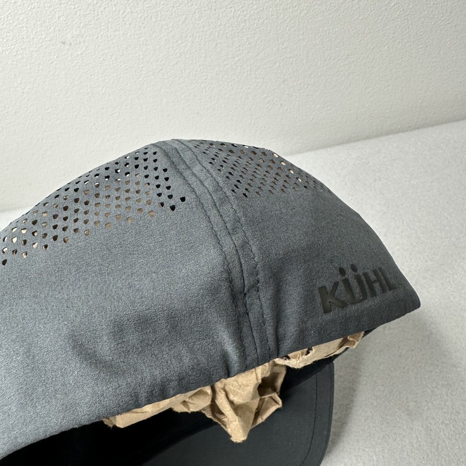 Kuhl Hat Cap Men Fitted Small Gray Solid Logo Breathable Outdoor Hiking ...