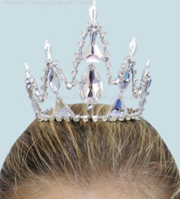 🇺🇸 Snow Queen Nutcracker Silver Crystal Ballet Costume Tiara Crown ...