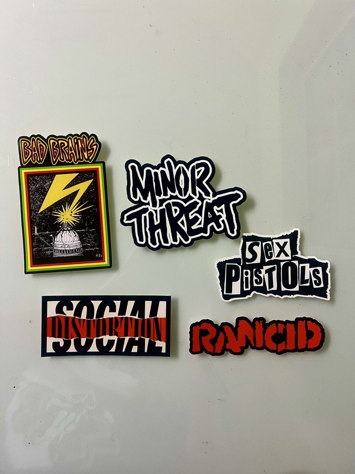 Punk Rock Sticker Pack - Misfits Minor Threat Social Distortion ...