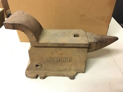 VTG Anvil Patented Sept 22 1914 rustic décor Blacksmith farm shop tool ...