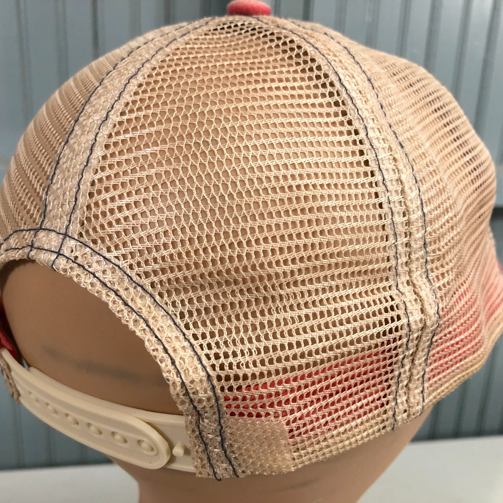 Coral Bisque Mesh Blank Front Snapback Baseball Hat C… - Gem